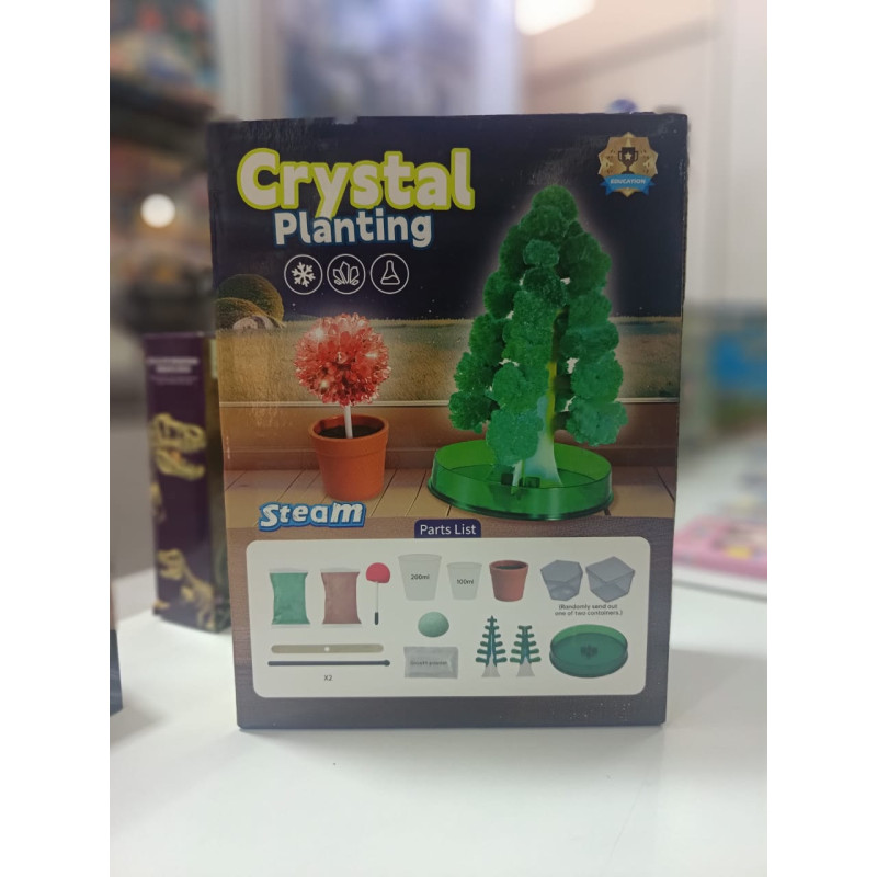 Kit STEM Crystal Science 3 en 1 – Crea Cristales de Colores para Niños